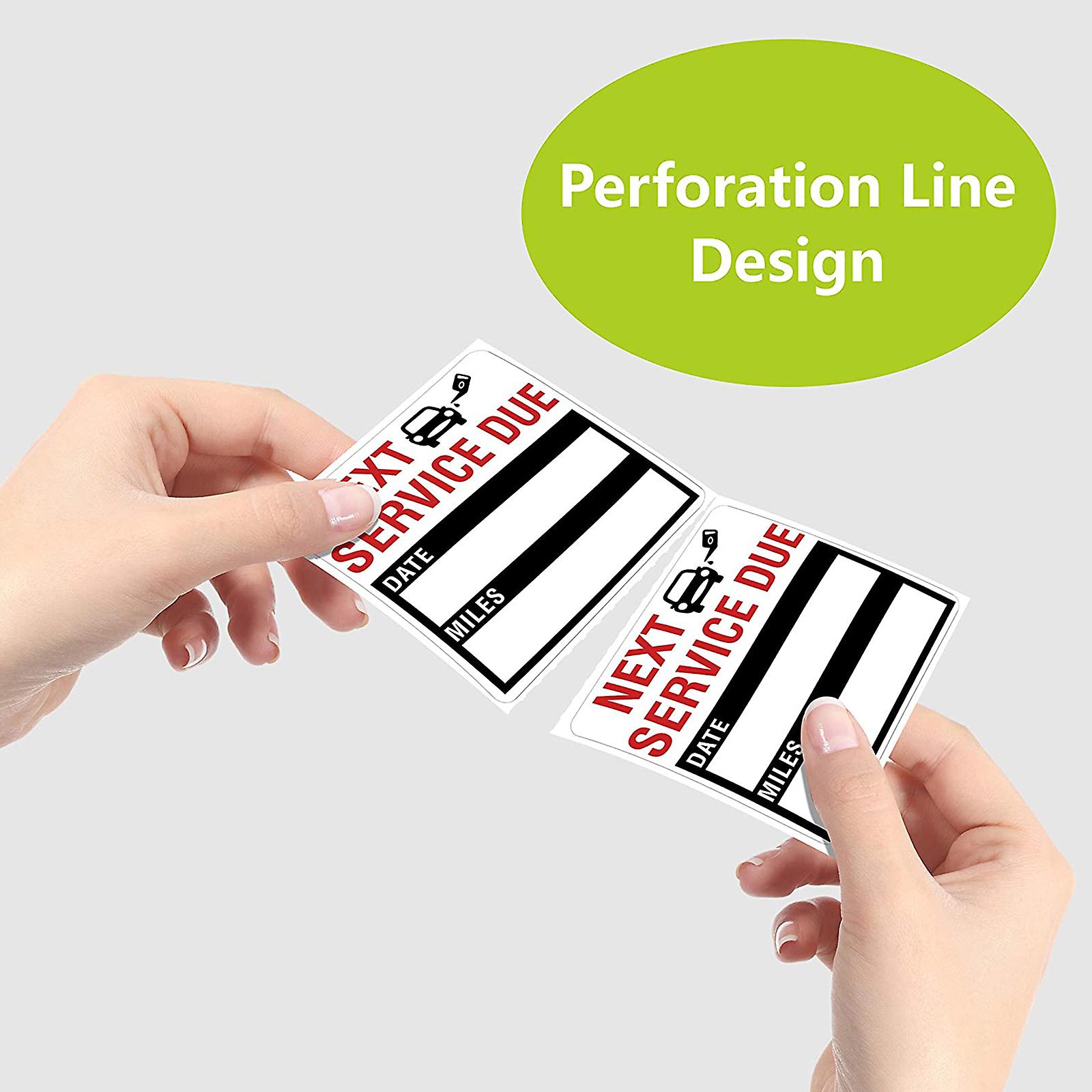 150 Pieces Oil Change Reminder Stickers Next Service Due Labels for ...