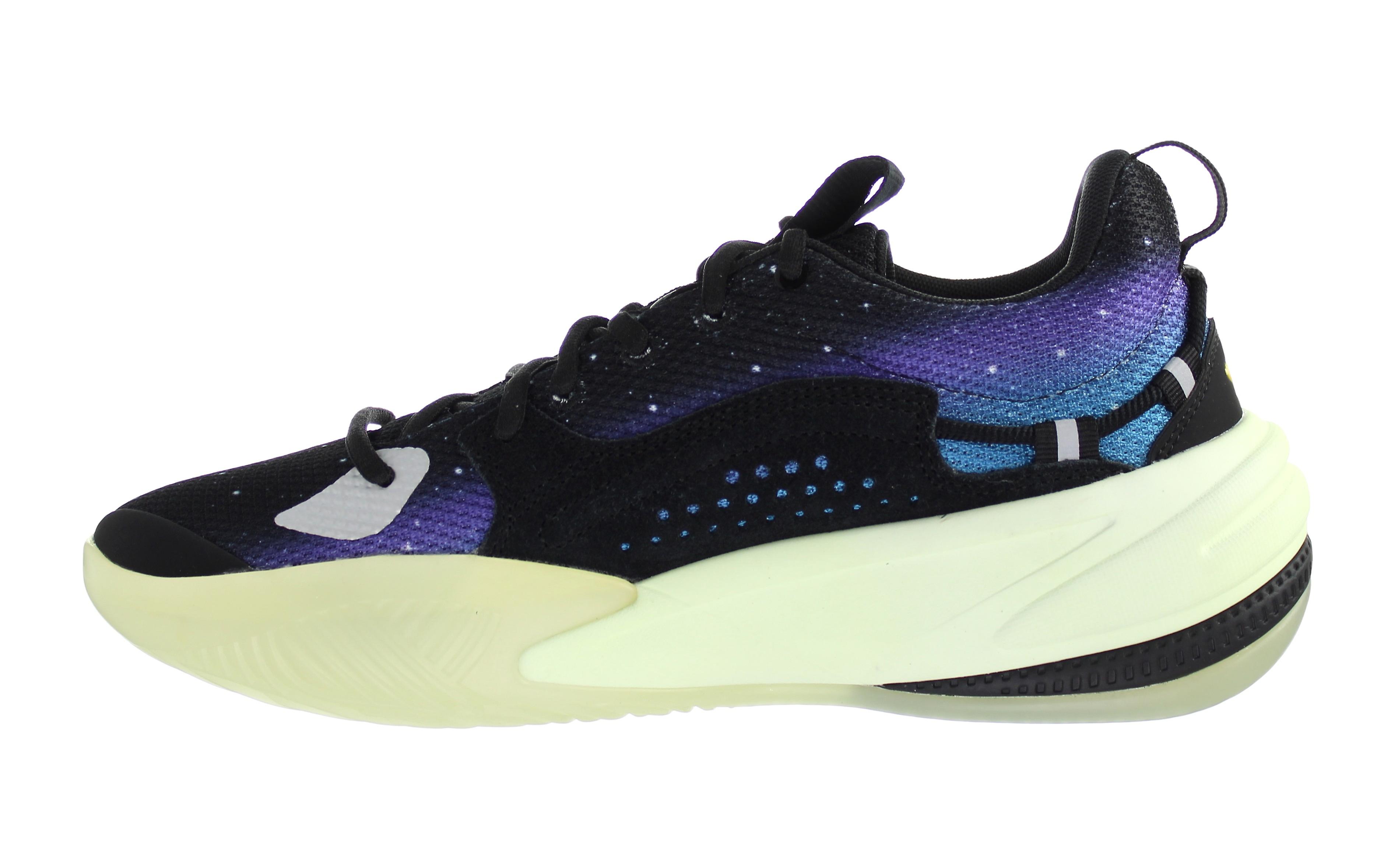 PUMA RS-D Super Mario Galaxy Lace-Up Black Synthetic Mens Trainers ...