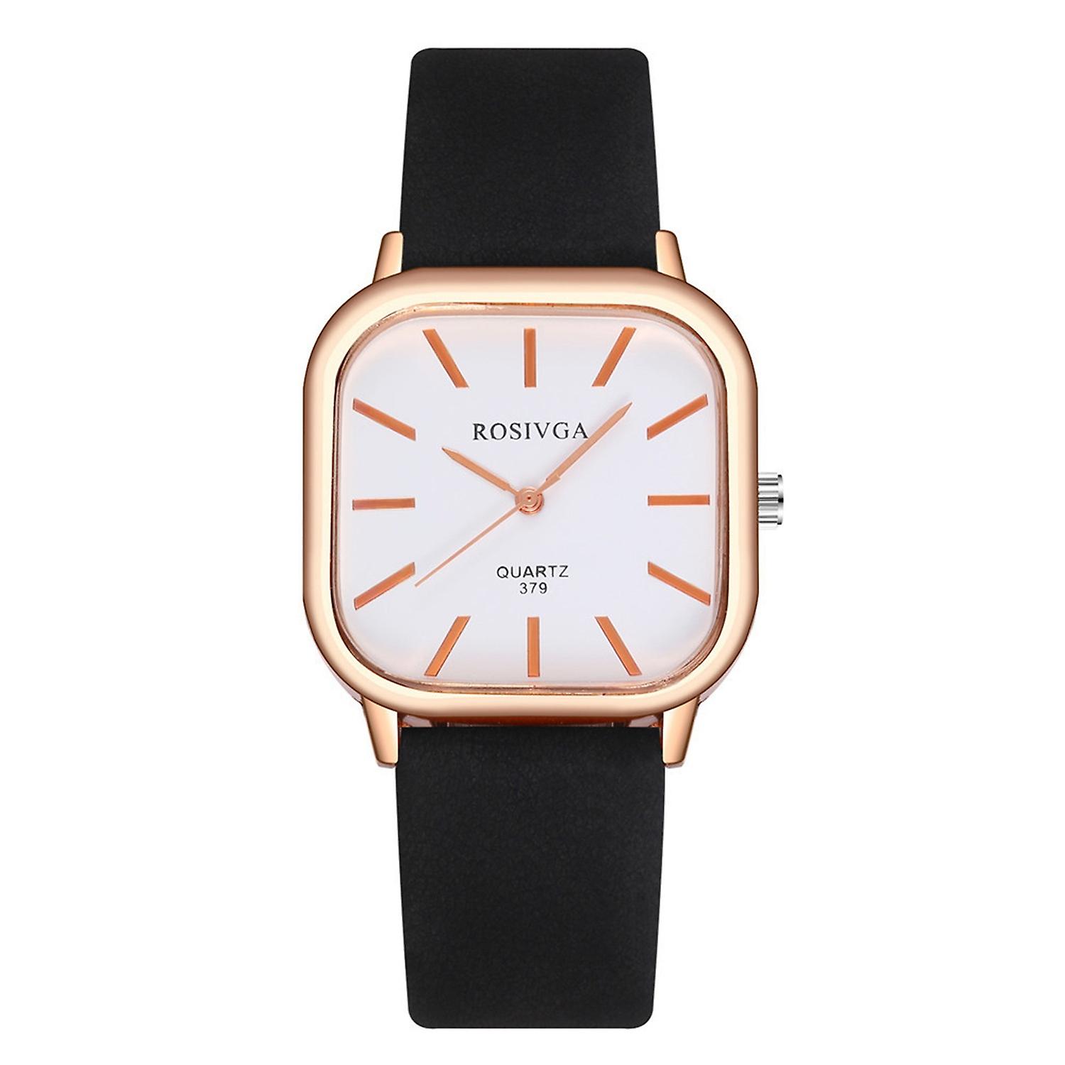 Square Quartz Watch Simple Elegant Adjustable Men Lady Minimalistic ...