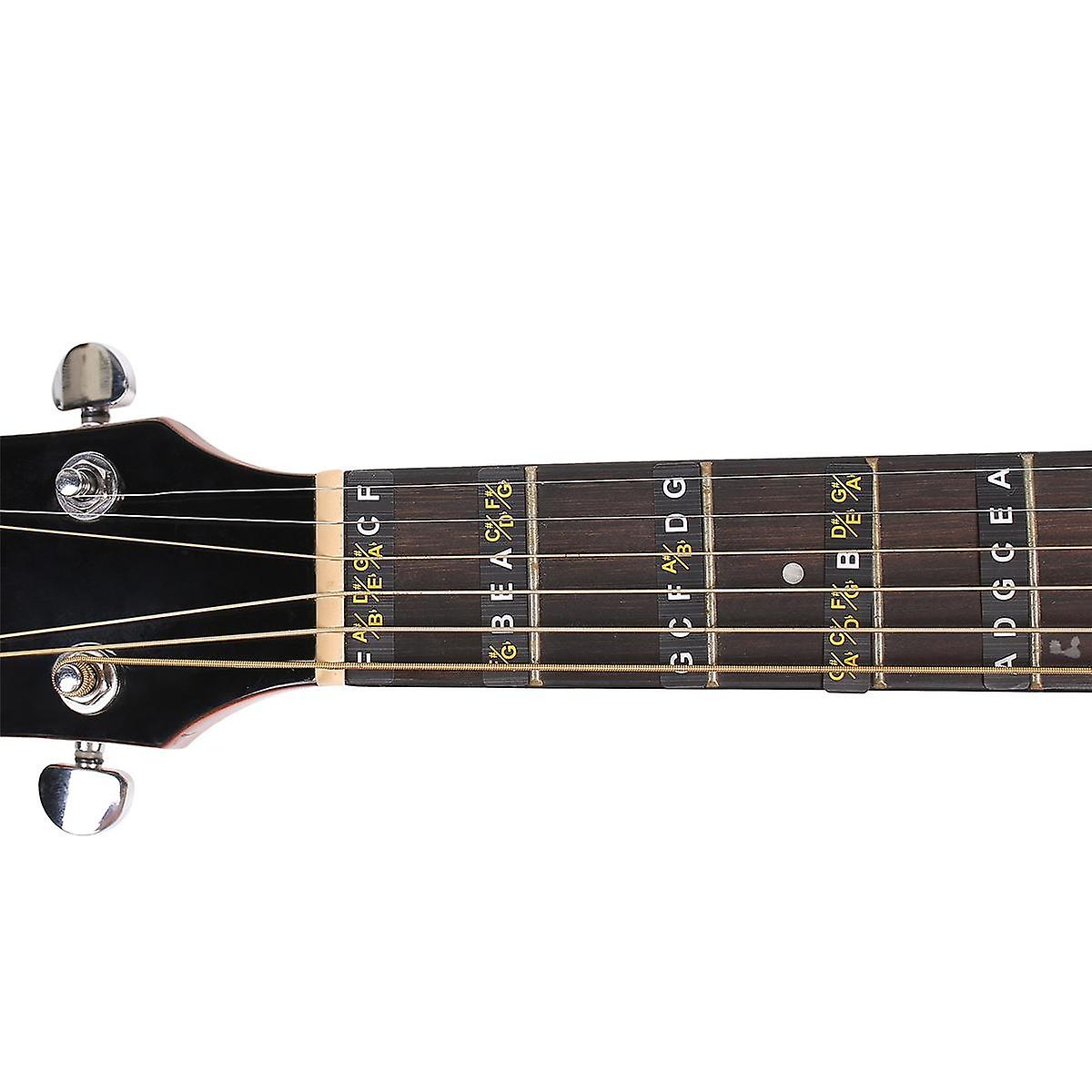 5Pcs Guitar Sticker Guitar Fretboard Notes Labels Guitar Parts ...