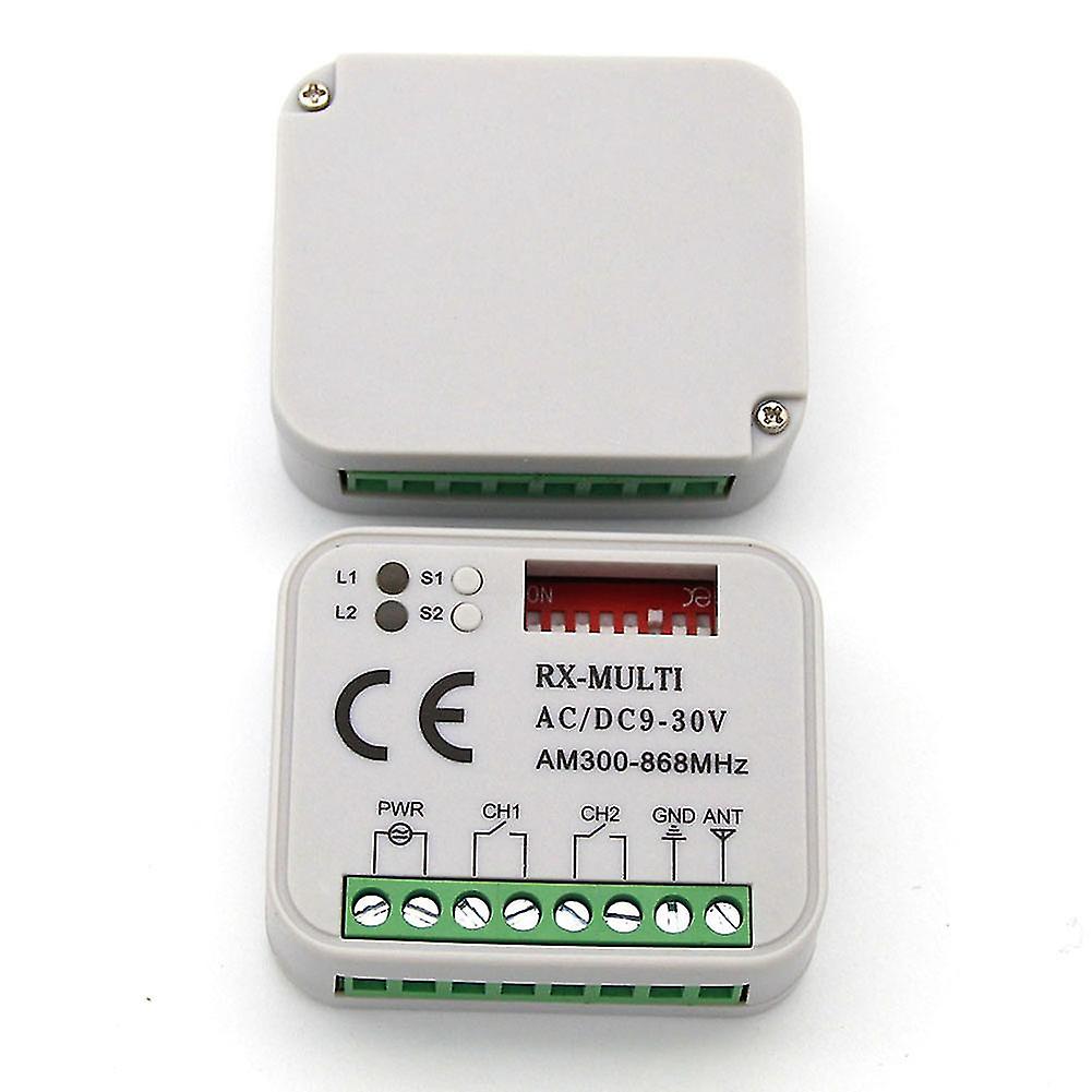 Garage Gate Remote Receiver 433 868mhz Rx Multi 300-900mhz Ac/dc 9-30v ...