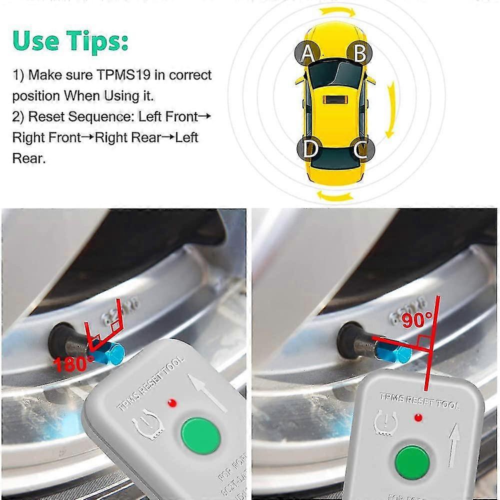 TPMS Reset Sensor Tool for Ford TPMS Relearn Tool Tyre Pressure Sensor ...