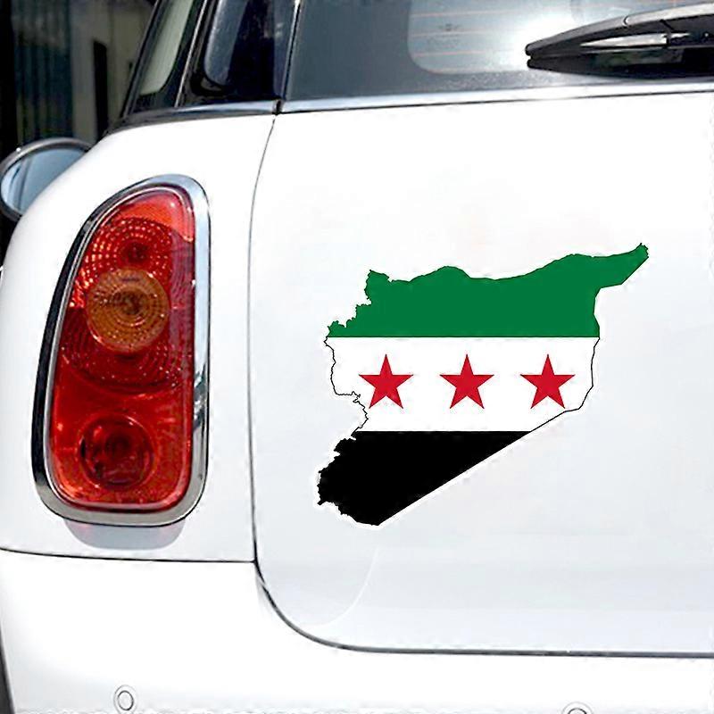21924 Flag Map Of Syria Car Sticker Waterproof Vinyl Decal Car ...