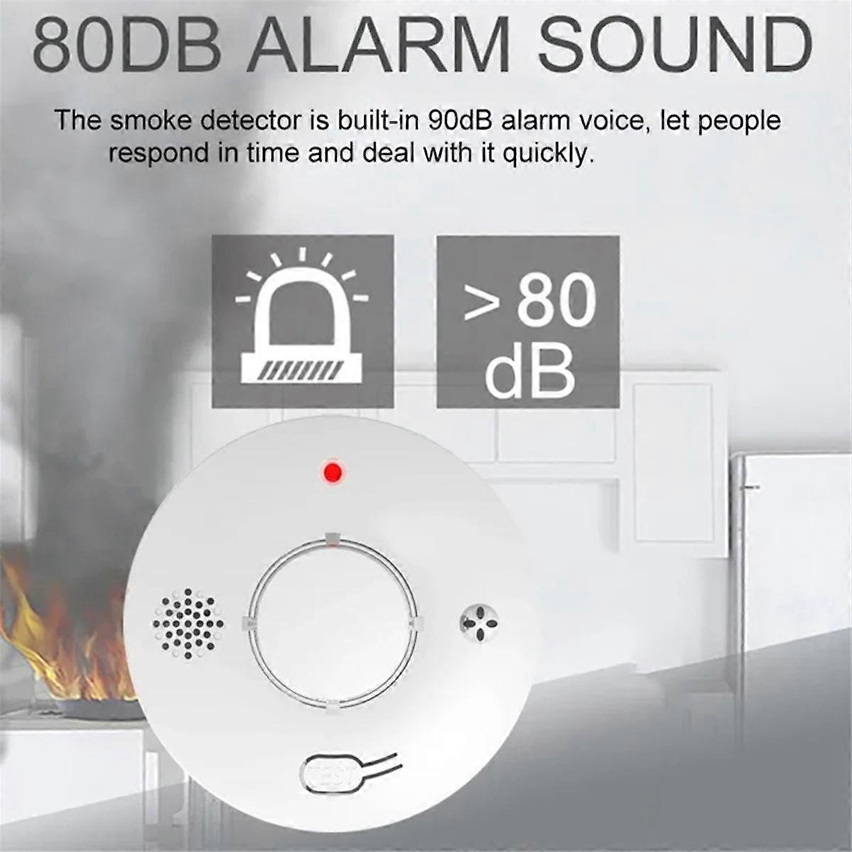 Tuya Zigbee Fire Protection Smoke Detector Combination Fire Alarm Home ...