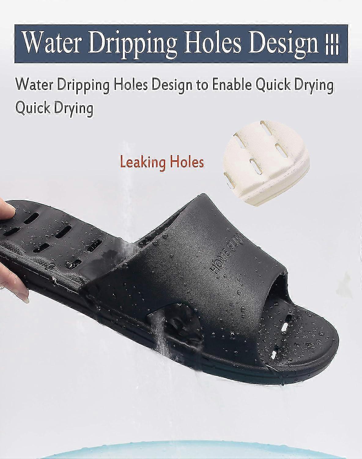 Shower Slipper, Quick Drying Non-Slip Slippers, Bathroom House and Pool ...