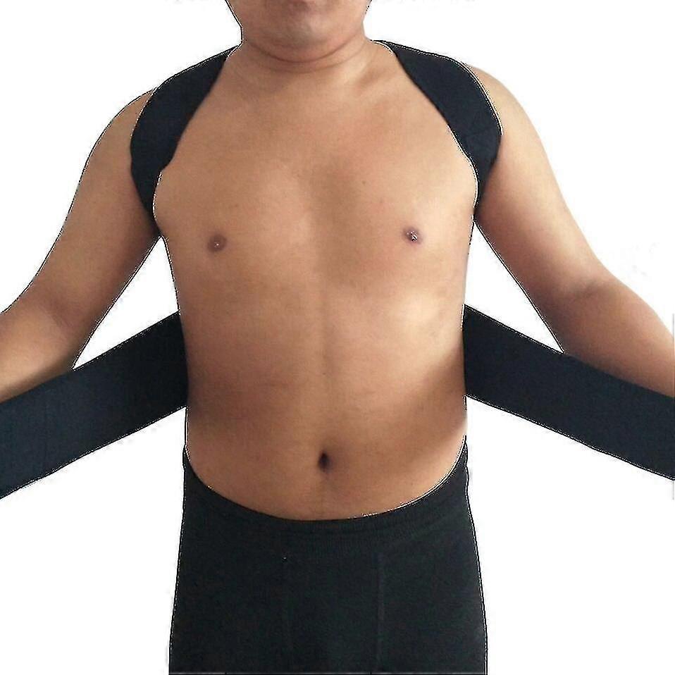 Professional Adjustable Magnetic Back Chest Support Belt Posture ...