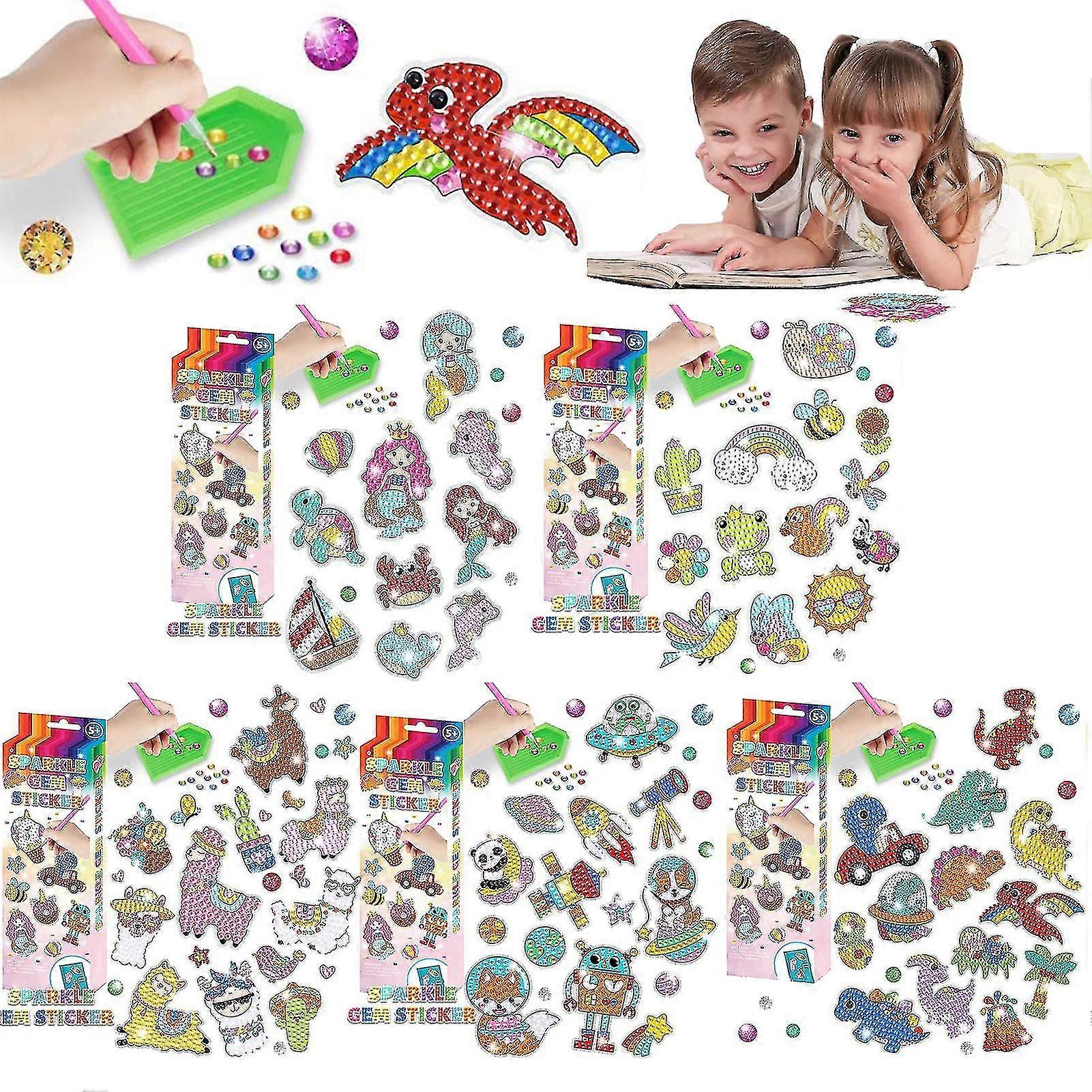 Handmade Diy Creative Diamond Stickers Cute And Fun Animal Cartoon ...