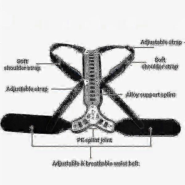 Posture Corrector For Hunched Back, Kyphosis And Vertebral Compression ...