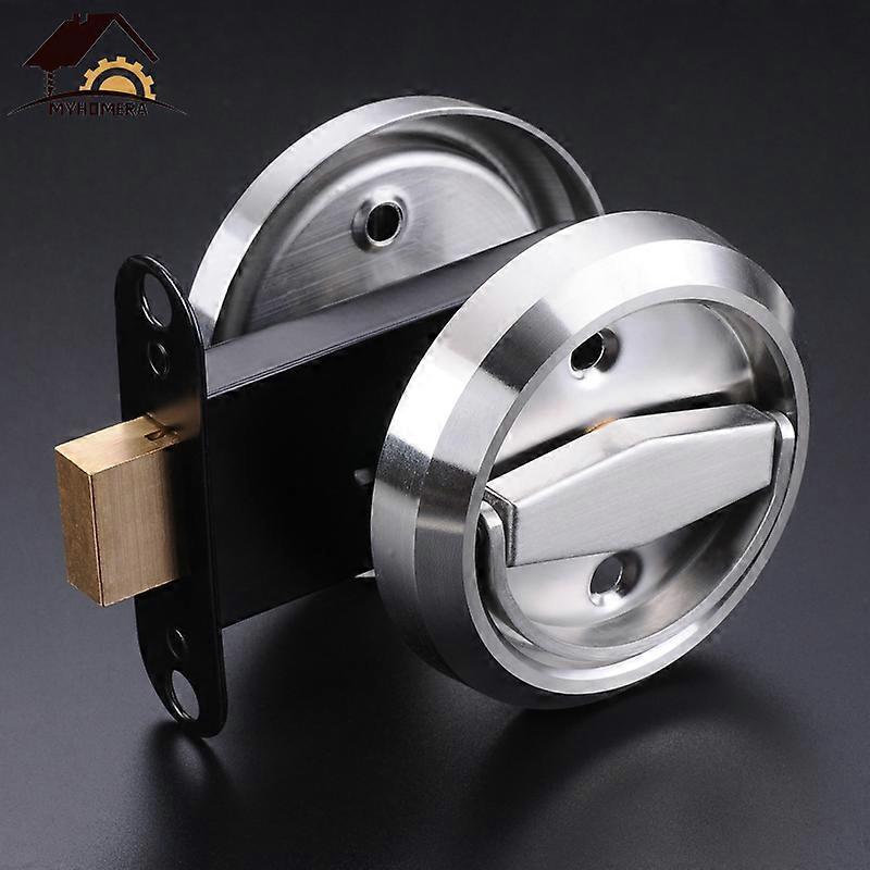 Myhomera Double-sided Door Lock Stainless Steel 304 Recessed Invisible ...