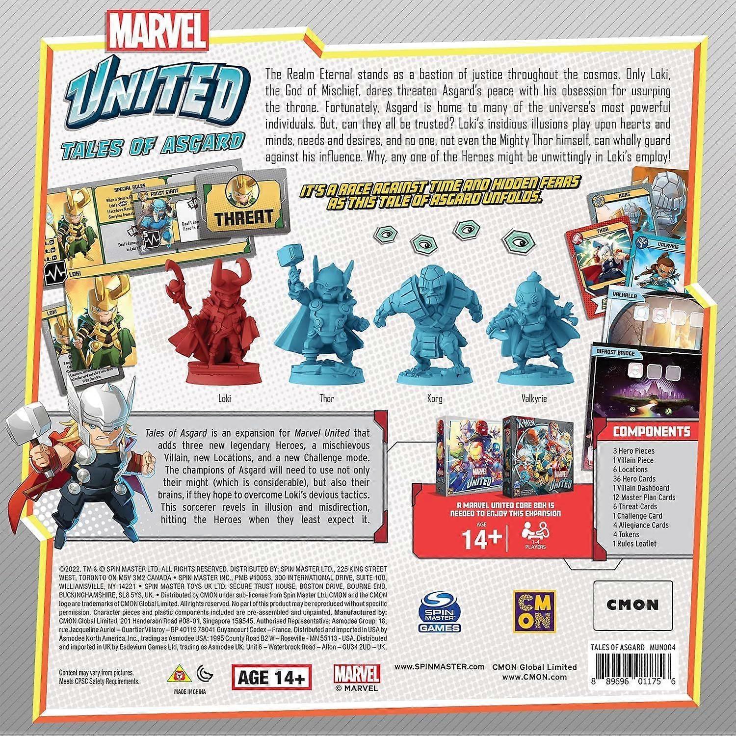 Tales of Asgard Marvel United Expansion Pack For Board Game | Fruugo UK