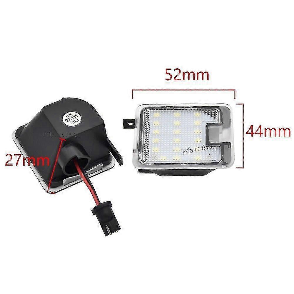 2x Canbus Led Under Mirror Puddle Light For Ford Focus Mk3 Mk2 Mondeo ...