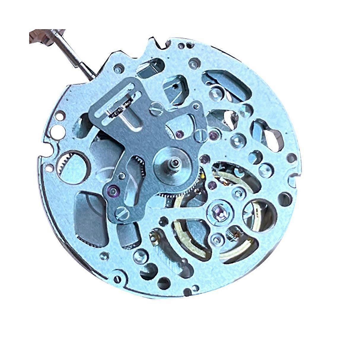 NH70/NH70A Skeletonized Mechanical Movement Black Metal 3 Hands ...