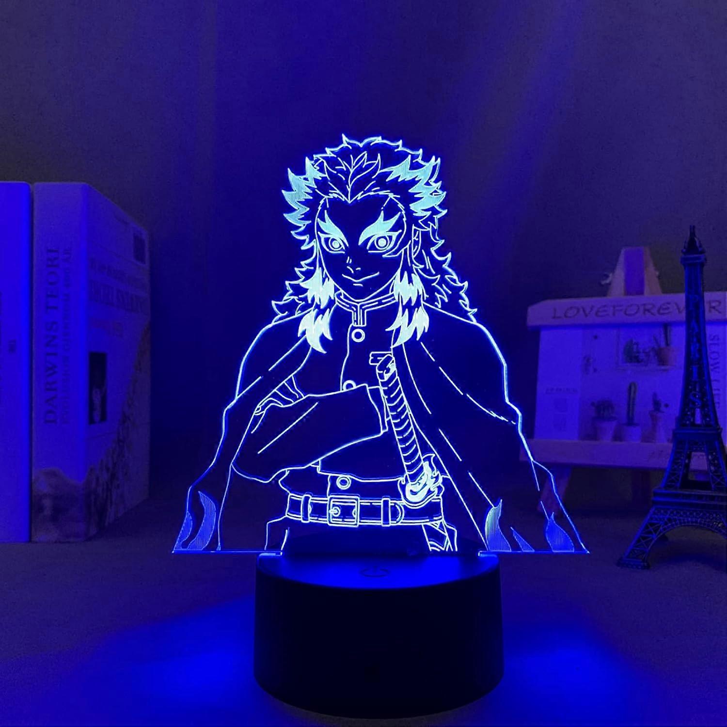 XYC Led Light Anime Demon Slayer Rengoku Kyojuro for Child Bedroom ...