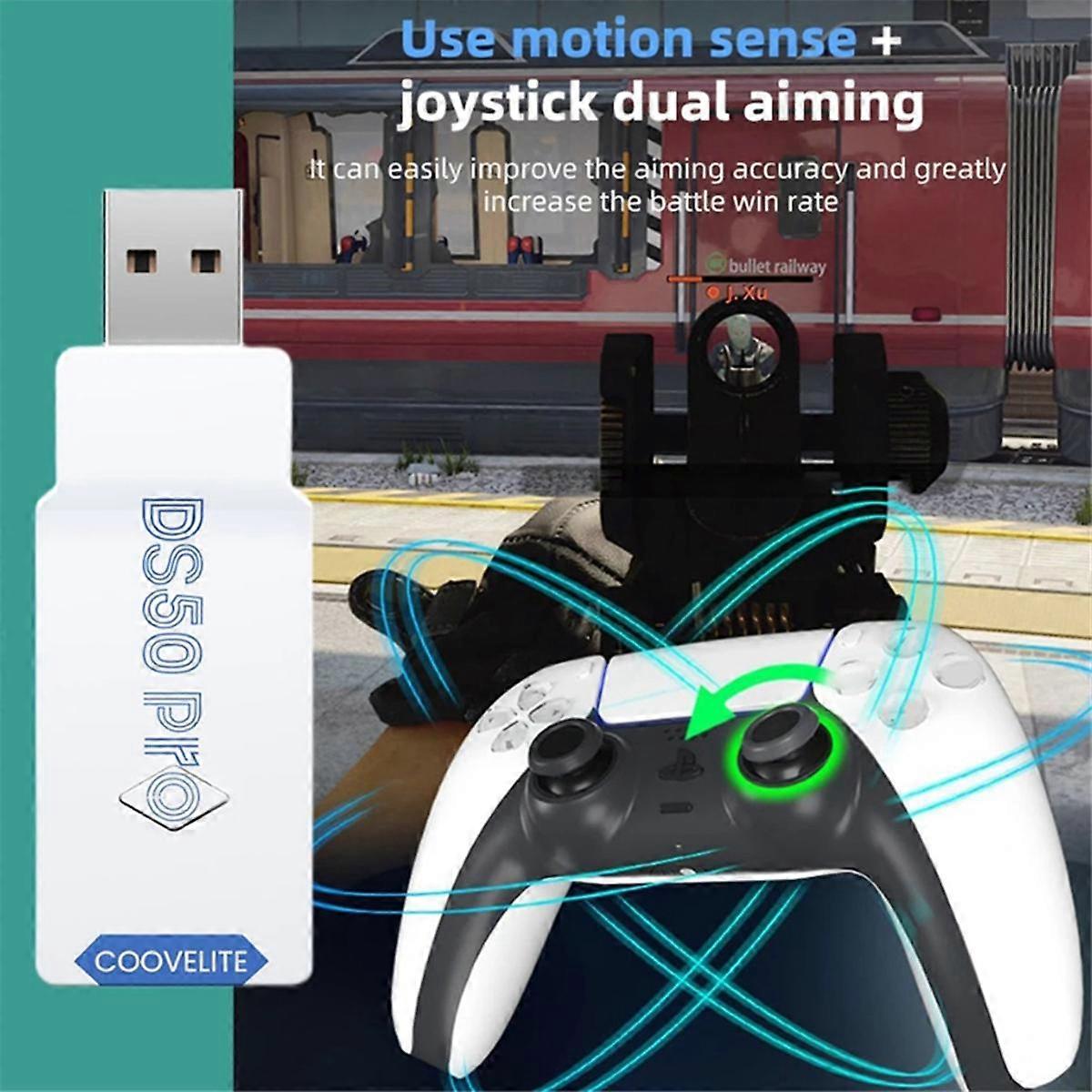 DS50 Pro Gamepad Converter USB Receiver for Bluetooth Controller Wireless Adapter | Fruugo UK