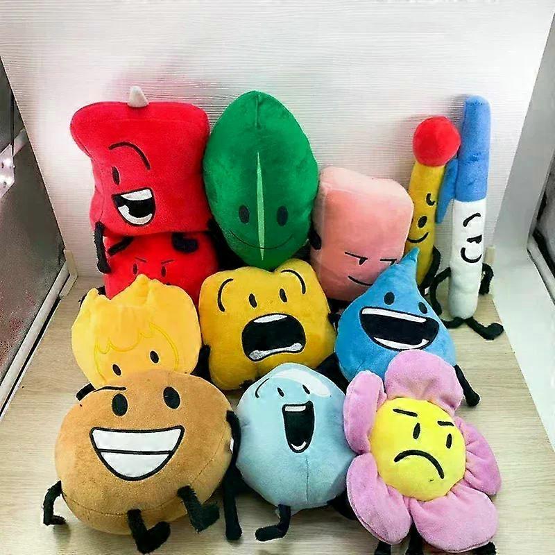 Gaibosi Battle for Dream Island Plush Toys BFDI Firey Flower Waterdrop ...