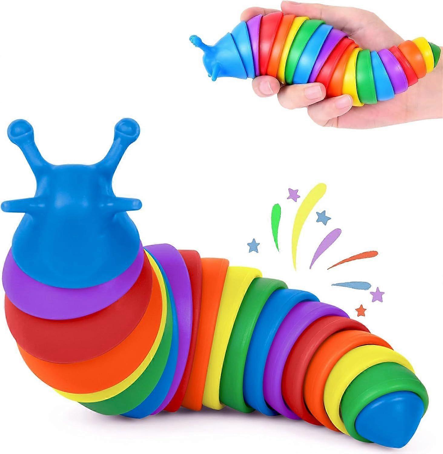Sensory Slug Fidget Toys for Autistic Kids & Adults, Autism Sensory ...