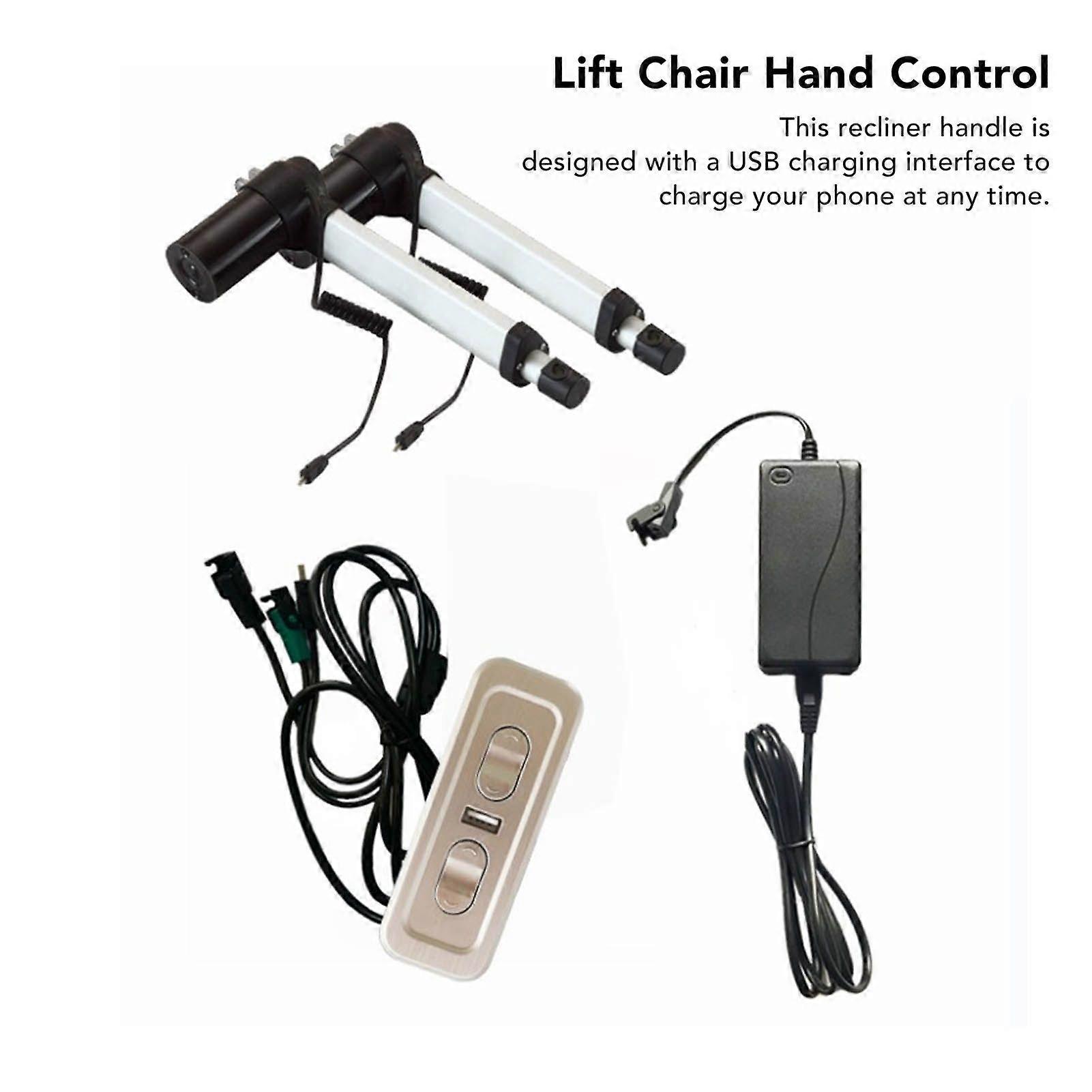 4 Button Lift Chair Remote Hand Control Electric Sofa Recliner Hand ...