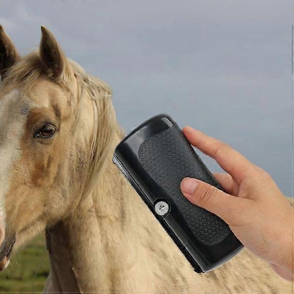 Horse Hair Fur Shedding Deshedding Trimmers Grooming Roll Comb Brush ...