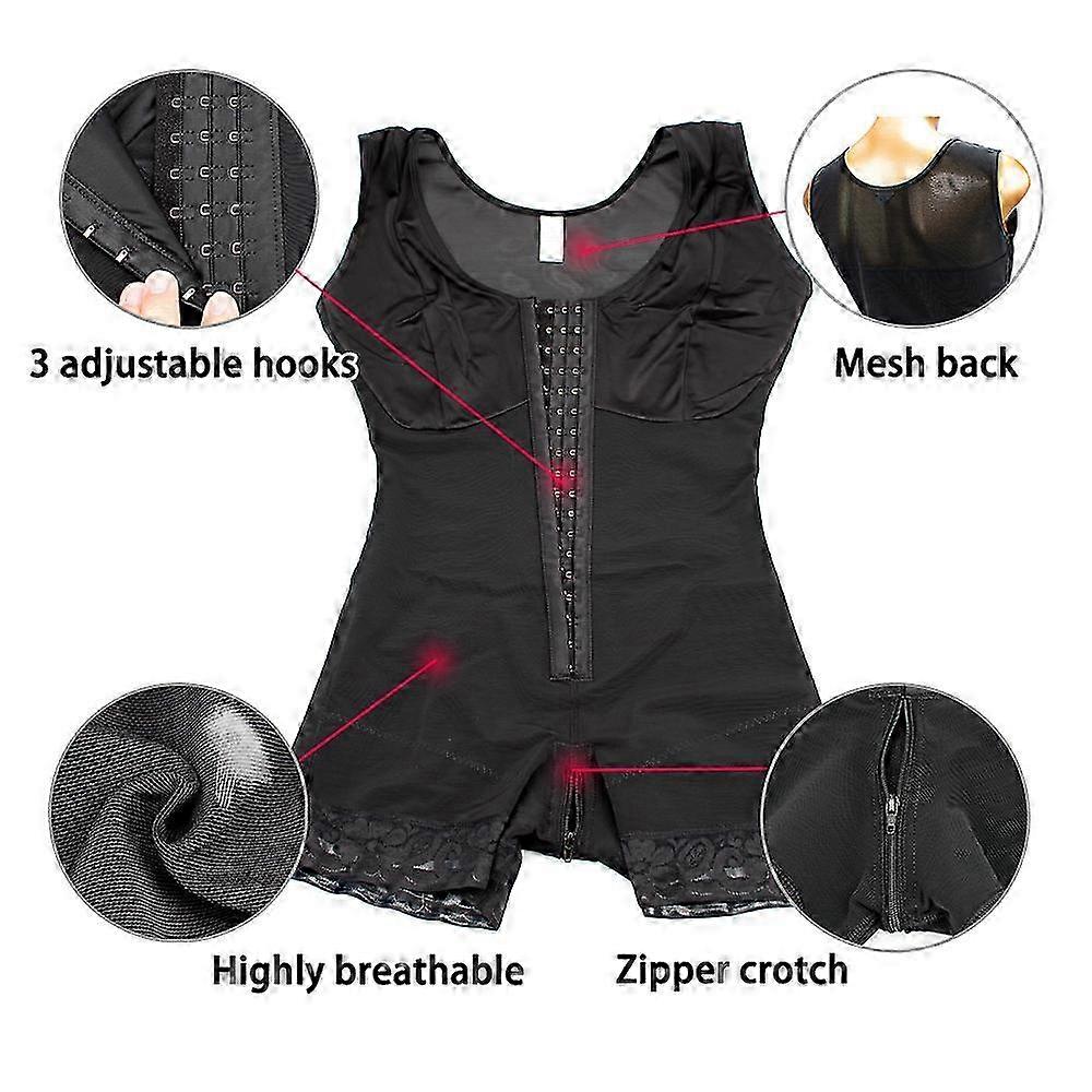 High Compression Colombian Post-Surgery Shapewear for Women with Flat ...