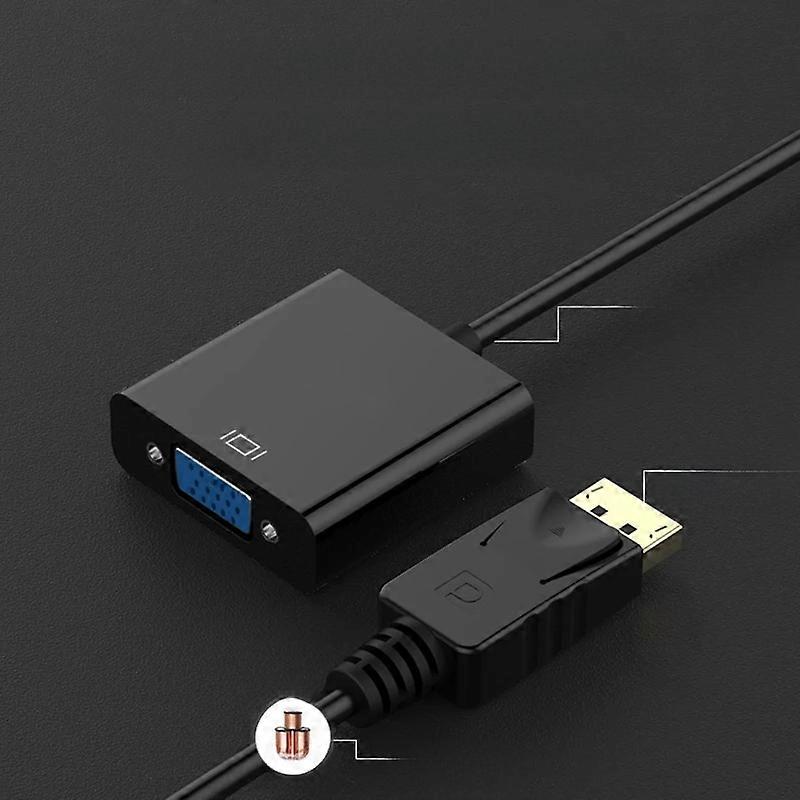 1080P DP to VGA Male to Female Converter Adapter for Projector TV ...
