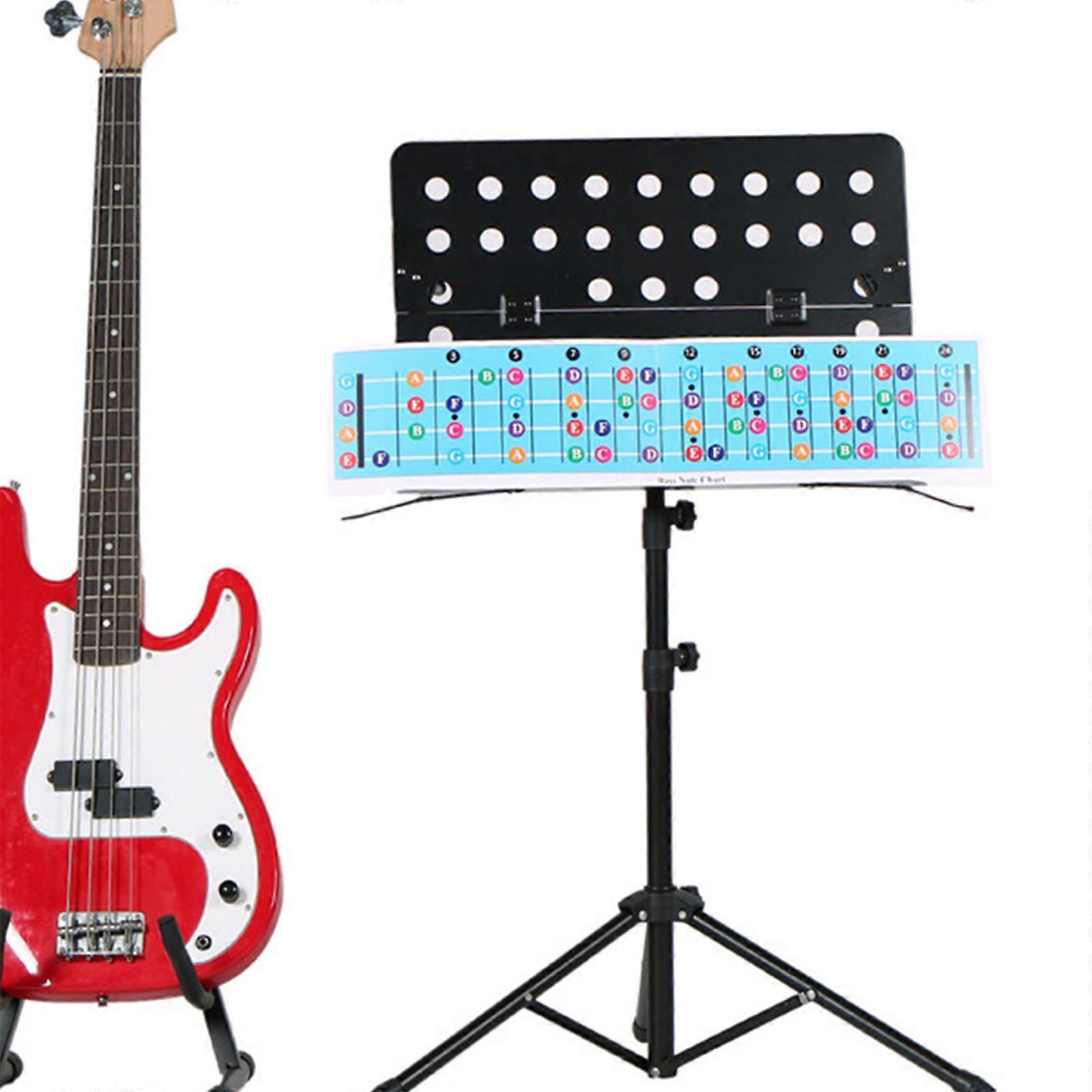 Electric Bass Chord Diagram Bass Training Guide, Bass Fretboard Note ...