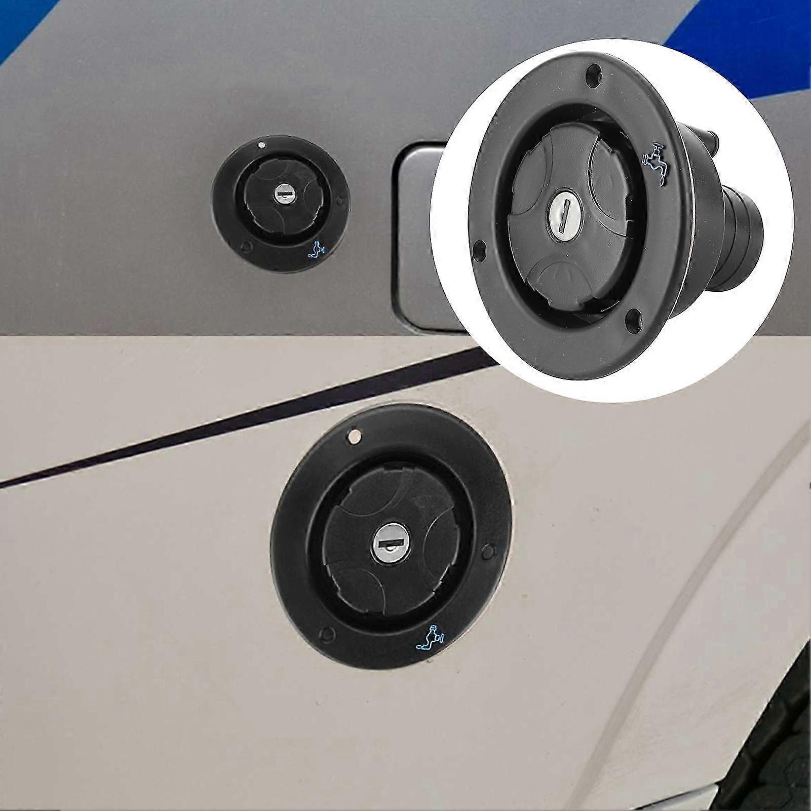 Gravity Freshwater Inlet Lockable Leakproof Water Filler Cap with 2 ...