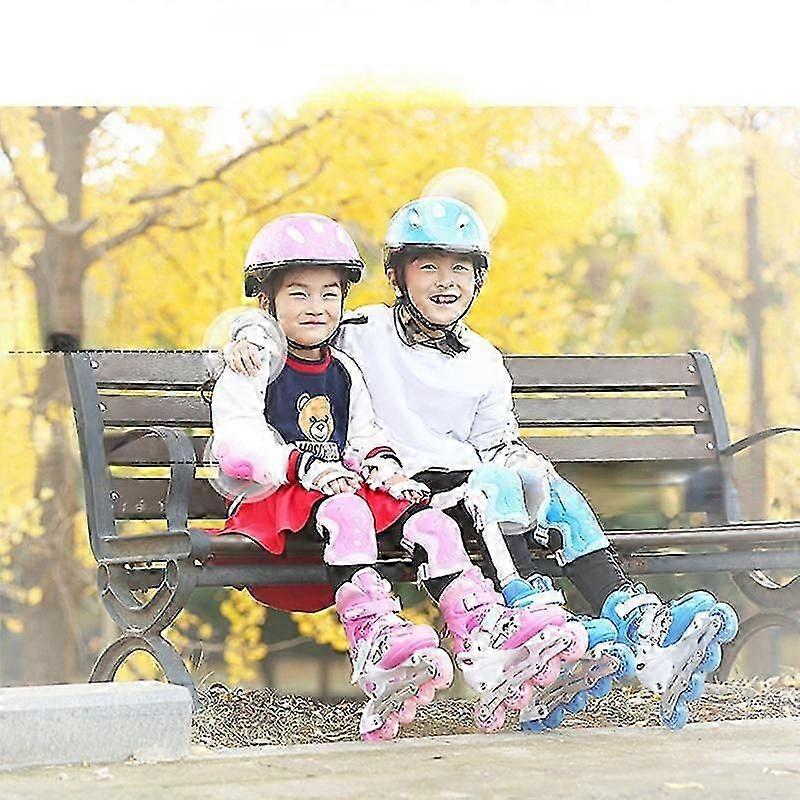 Inline Skates Adjustable Rollerblades for Kids with Illuminating Wheel ...