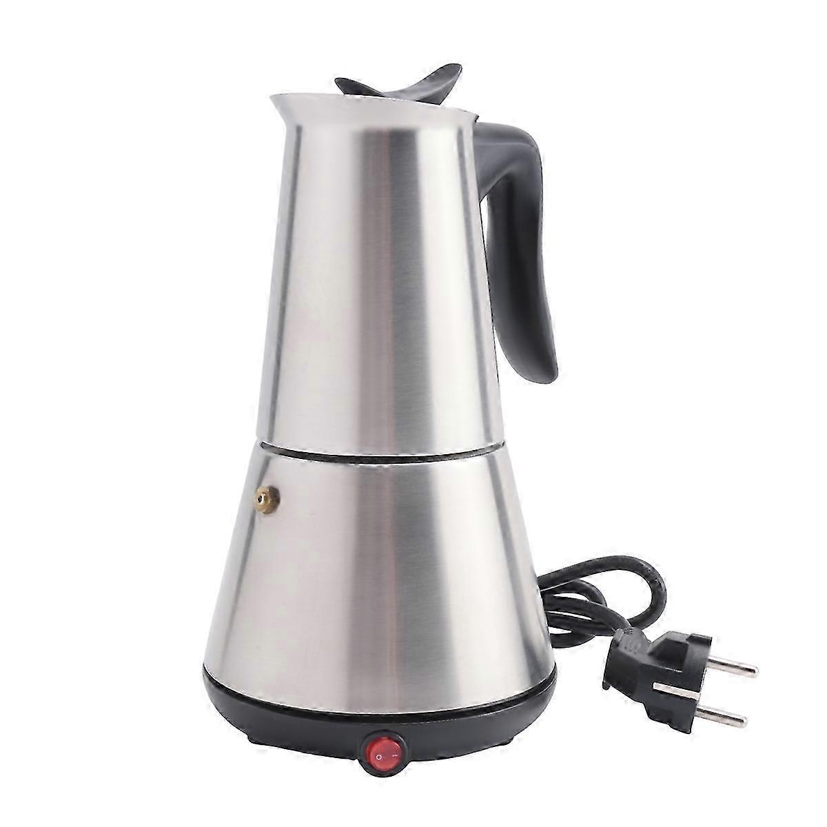 Classic Electric Moka Pot 6 Cup Stovetop Espresso Maker EU | Fruugo UK