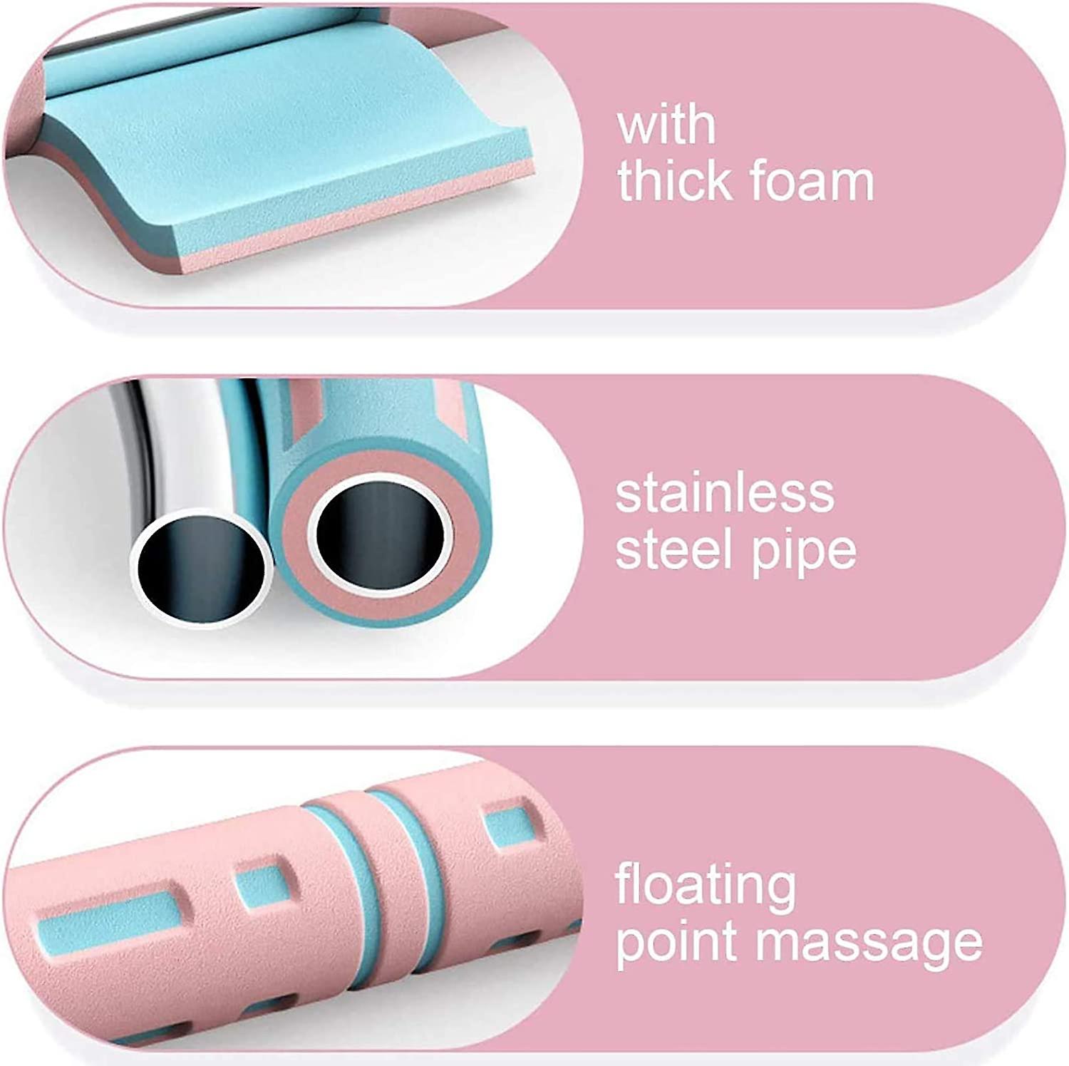 Fitness Hoop, Exercise Hoop, Removable Eight-Section Foam Hula Ring ...