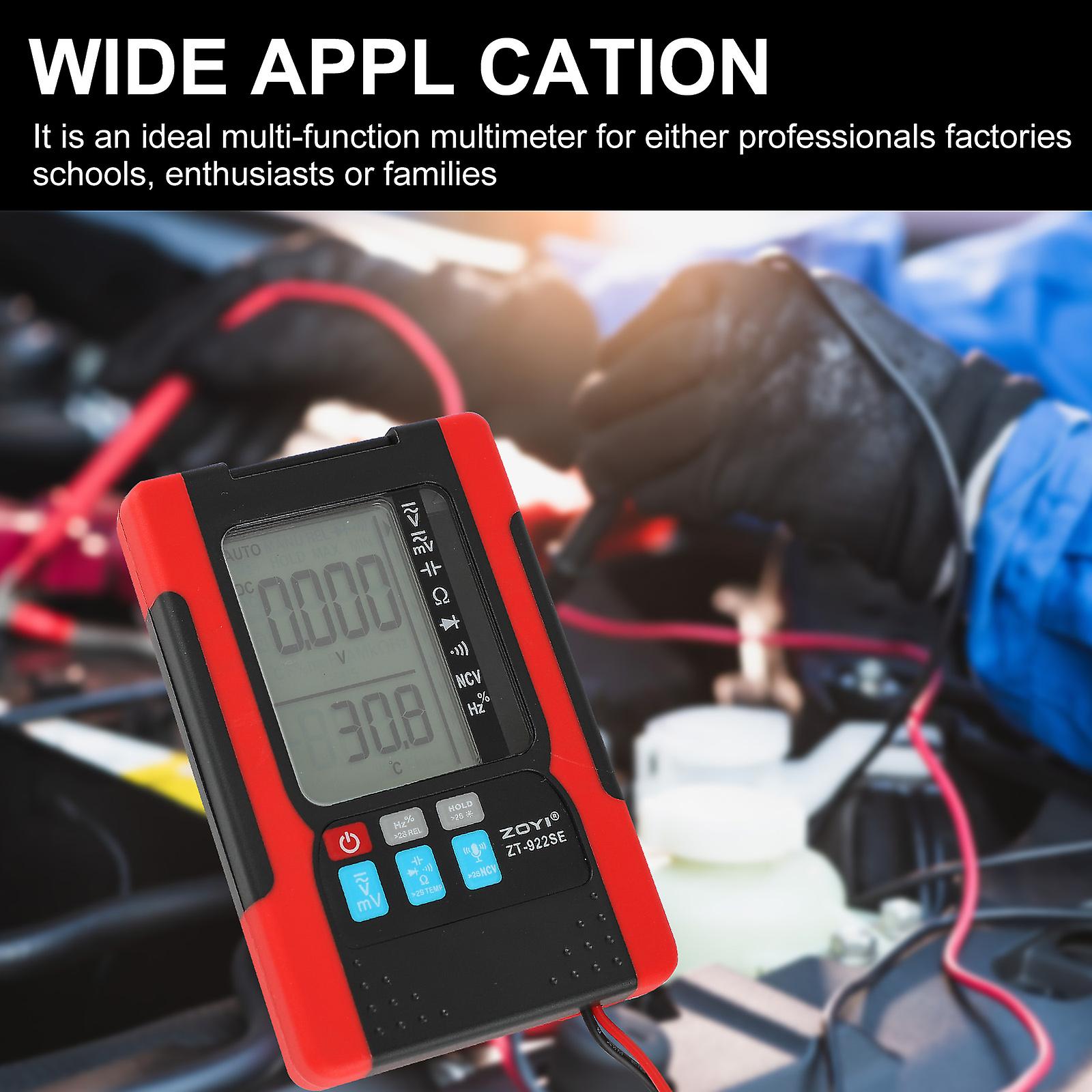 Digital Multimeter Multi-function Test Clamshell Design Flashlight Pc ...