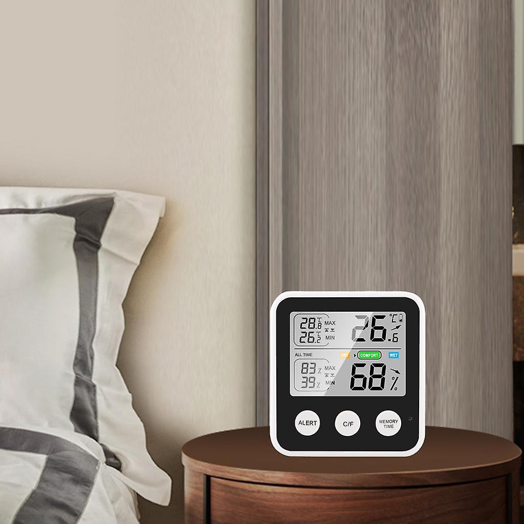 Lcd Digital Hygrometer Thermometer Humidity Temperature Monitor Meter ...