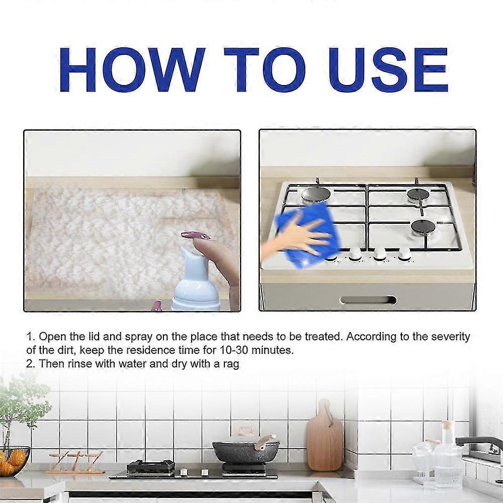 1/3/5x Foam Cleaner Household Cleaning Rust Remover All-purpose Dirt ...