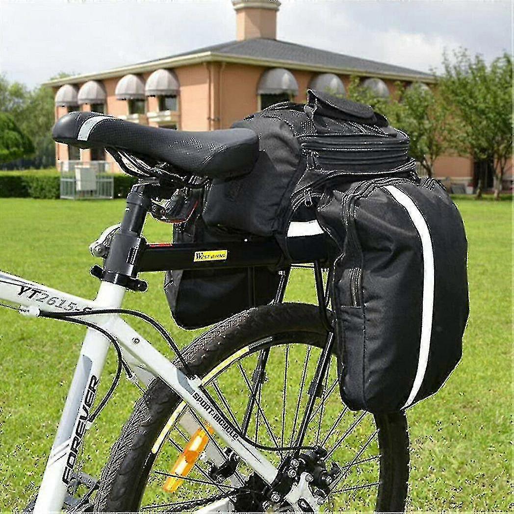 50kg Max Alloy Rear Bicycle Pannier Rack Carrier Bag Luggage Cycle ...