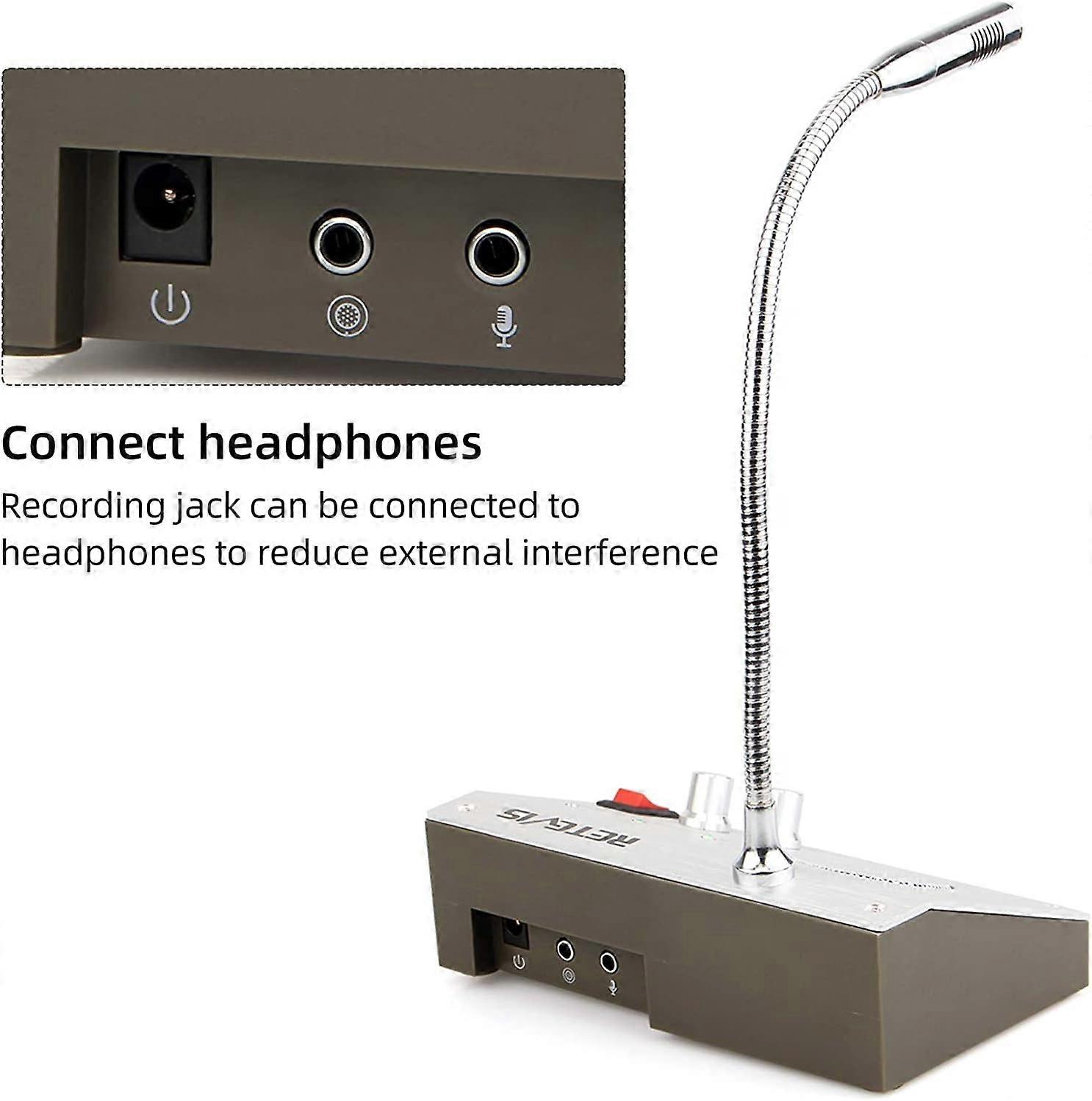 Two Way Window Intercom System, Window Speaker, Office Intercom System ...