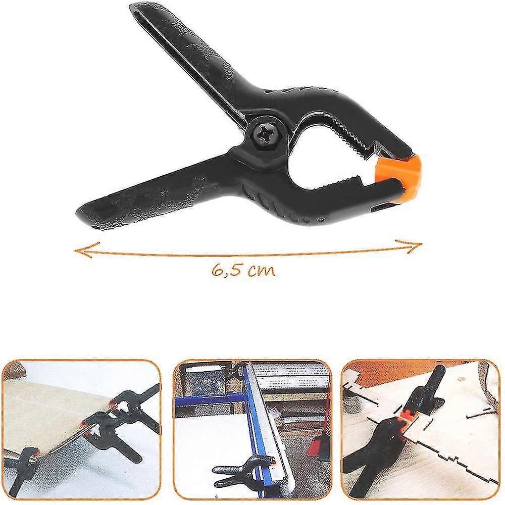 24x Spring Clamps, Plastic Glue Clamps For Universal Use In The Home ...