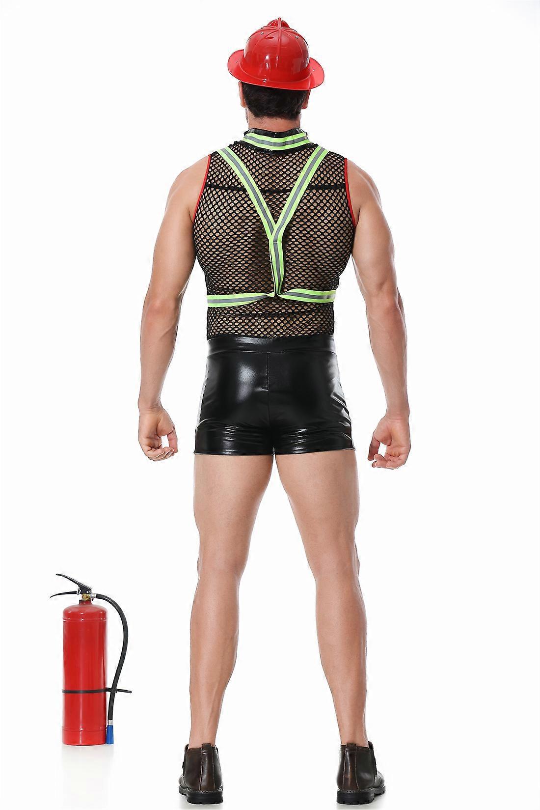 Halloween Purim Stage Performance Fireman Cosplay Costume Carnival ...