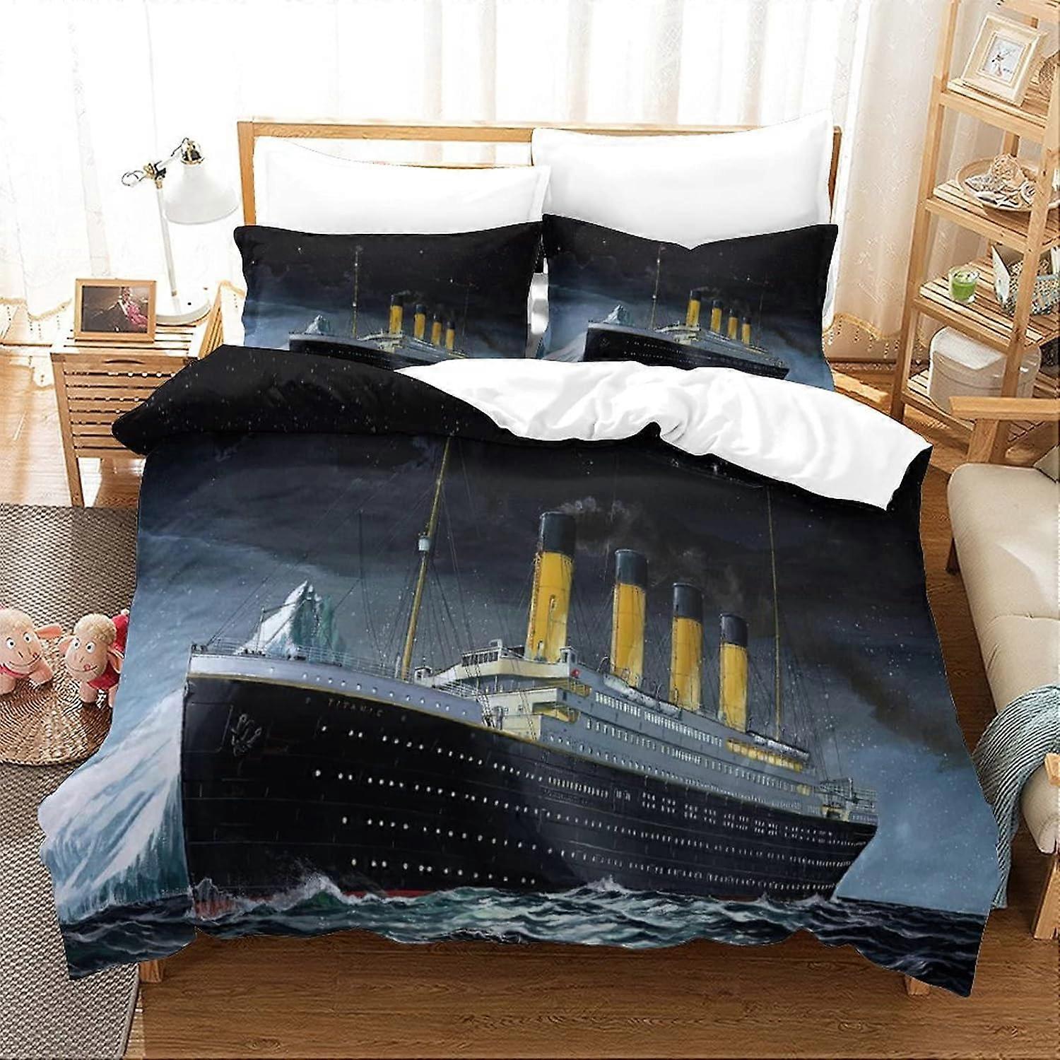 Titanic Bedding Set, D Printed Duvet Cover Set, Jack and Rose Pattern ...