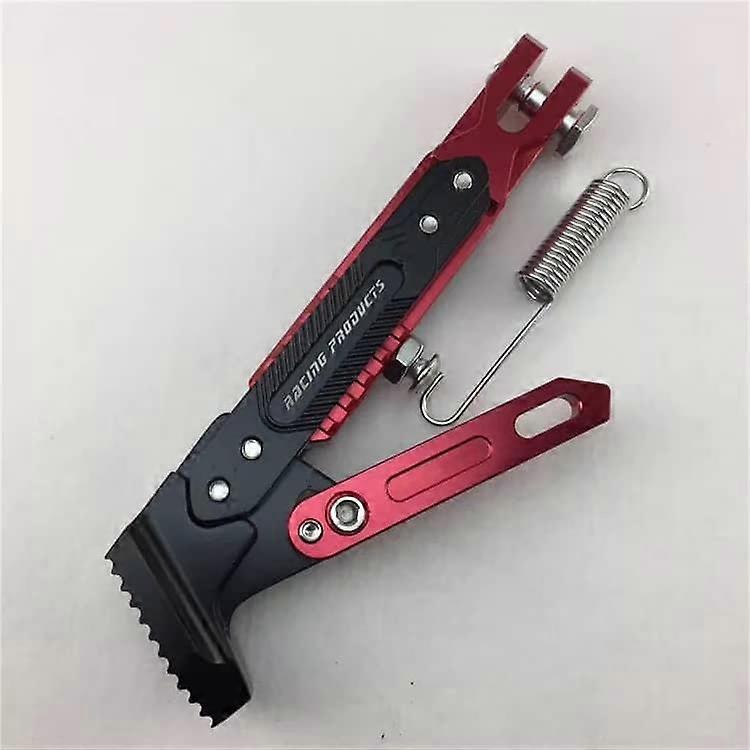 Motorcycle Scooter Adjustable Side Stand - Red | Fruugo UK