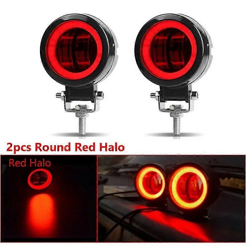 2pcs 3inch 12V 24V 6000K LED Work Light Bar Spot Driving LED Headlights ...
