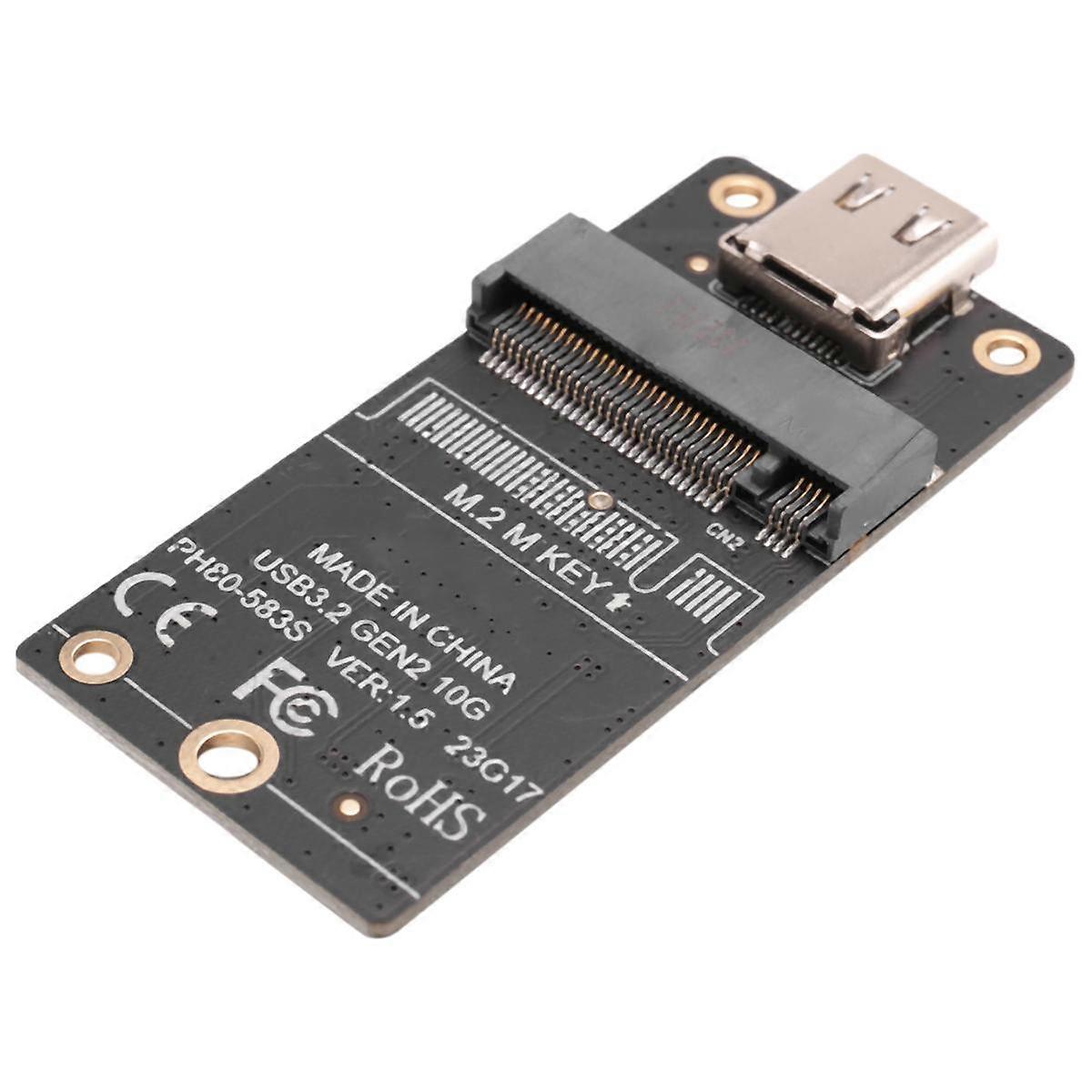 M.2 to Type-C SSD Enclosure Adapter M2 NVME HDD Enclosure Interposer ...