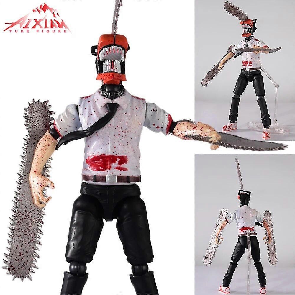 25CM Chainsaw Man Denji Anime Figure Power/Denji PVC Action Figure 1560 ...
