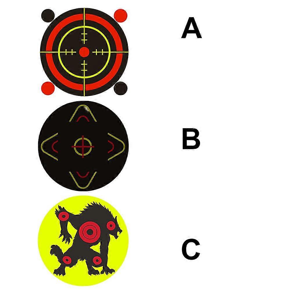 200pcs/roll Targets Stickers Shooting Range Fluorescent Splatter ...