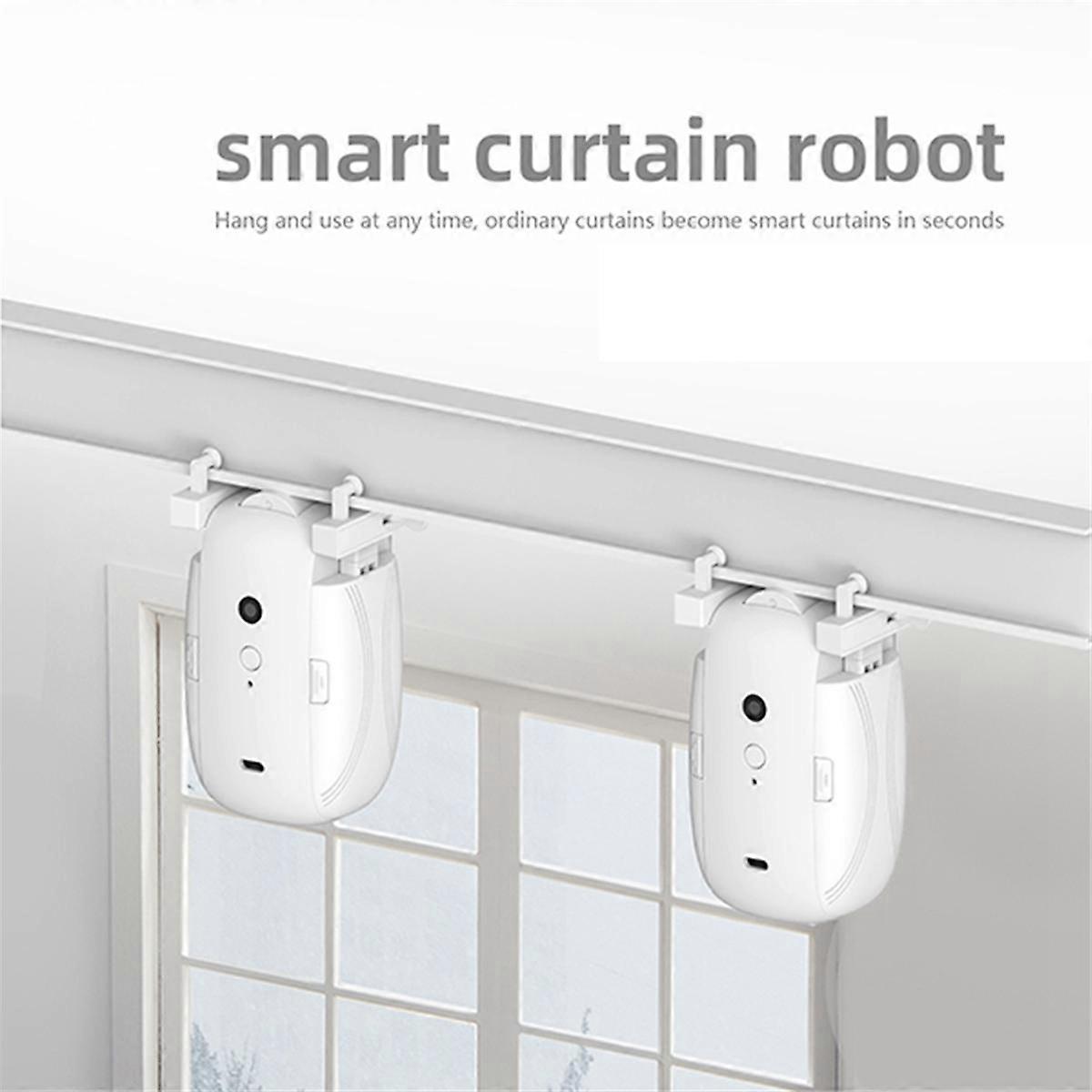 Smart Curtains Robot Roman Rod Track/T/U-Rail Tracks 3-in-1 Automatic ...