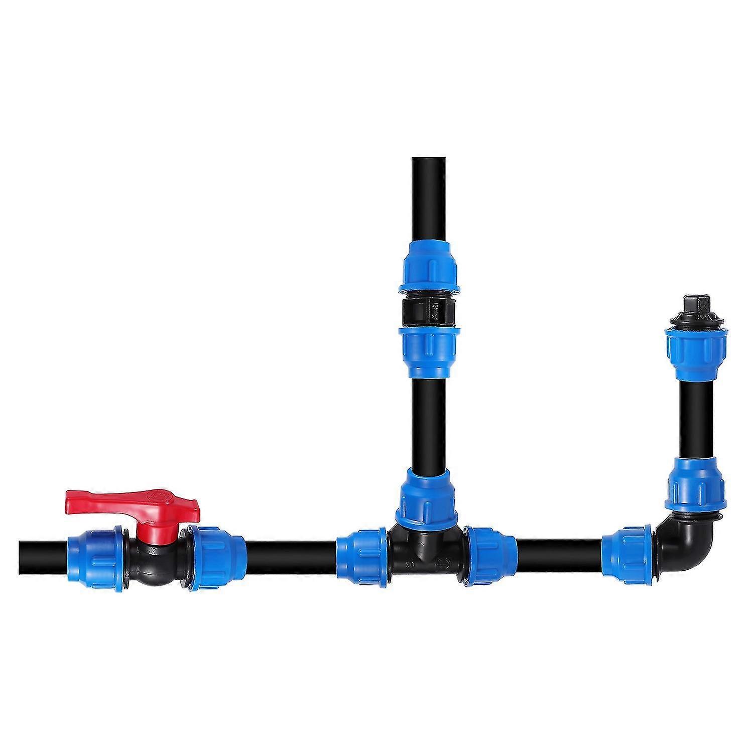 Pe Connector Pipe Fittings 32mm Water Tube Direct Connection Joint Fast ...