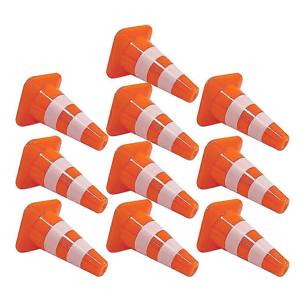 10pcs Mini Traffic Cones Models Sand Table Traffic Cones Models Small ...