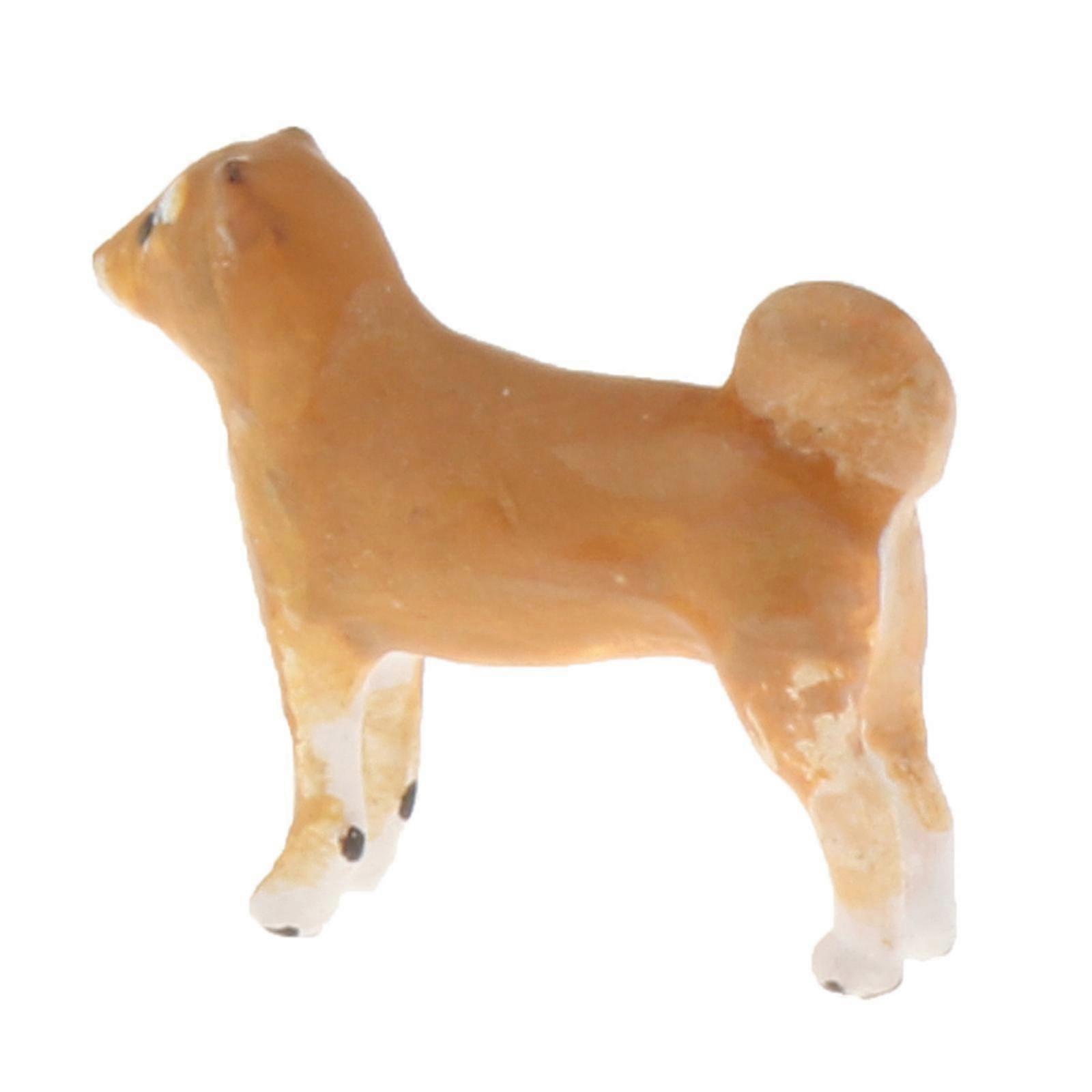 3x Miniature 1/64 Scale Diorama Figure Dogs Pets Street Railway ...