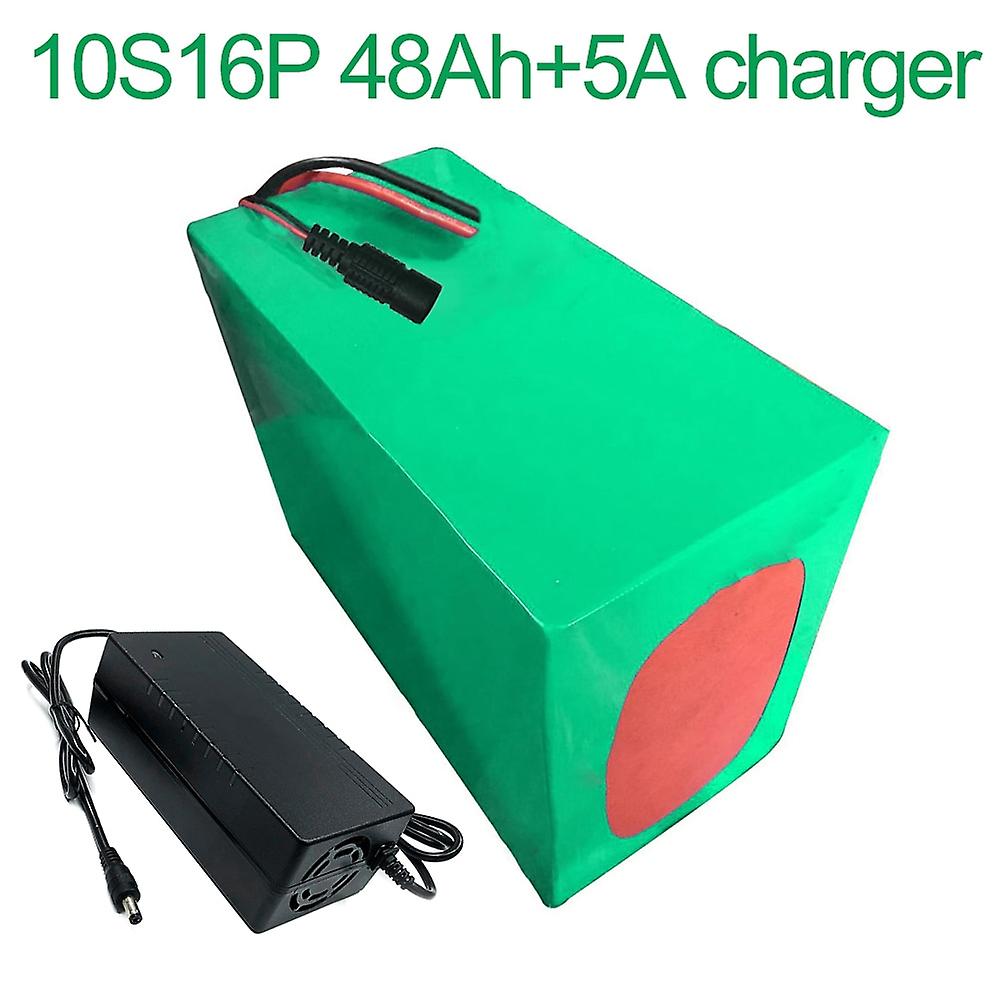 Battery With Charger 5a 48ah 36v 42v Li-ion 18650 Rechargeable Electric Bicycle E-bike Ebike ...