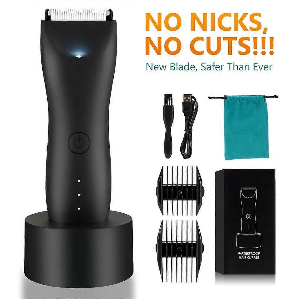 Men's Hair Removal Intimate Areas & Pubic Hair Electirc Razor for Men ...