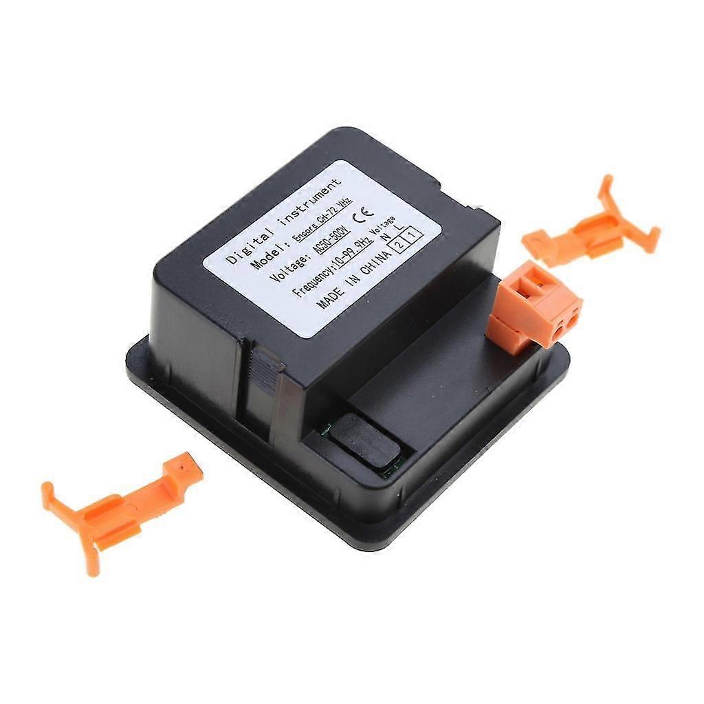 High Performance Digital Voltmeter Frequency Panel Meter AC50-500V LED ...