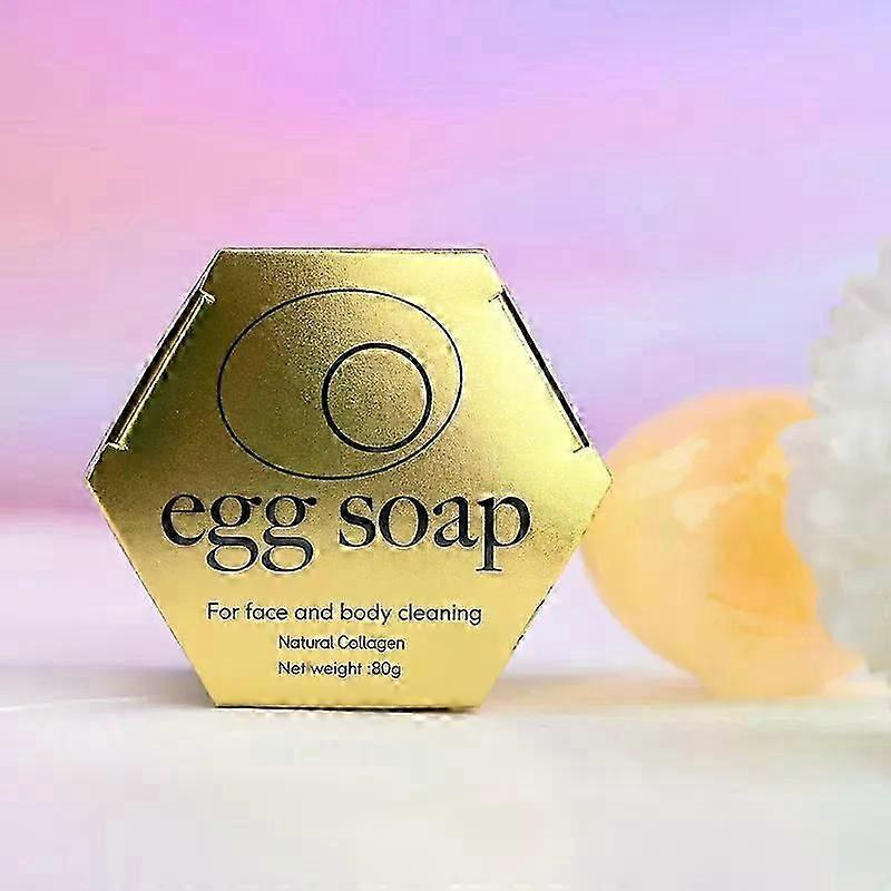 Gaibosi Natural Collagen Egg Soap 80g Wholesale Collagen Bath Soap Bar Cleaning Hydrating ...